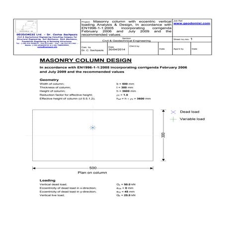 Sachpazis: Design of a surface water drain | PDF