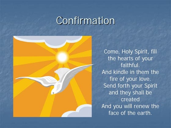 8. Baptism and Confirmation | PPT