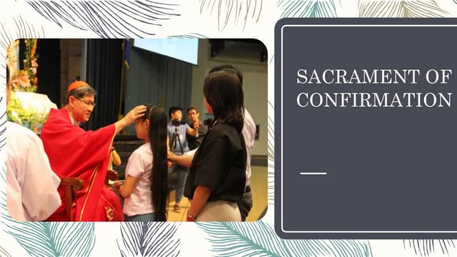 Sacrament of-confirmation | PDF
