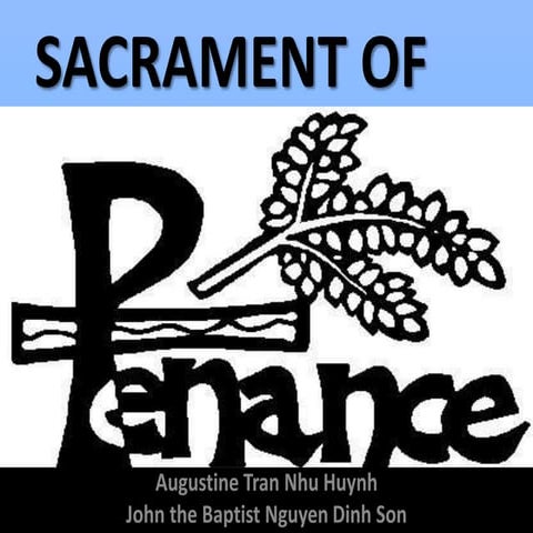 Sacrament of Penance | PPTX