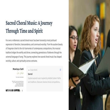 Origin of choral music | PDF