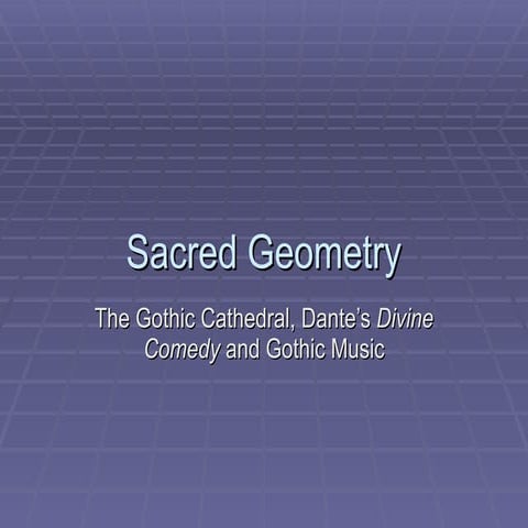 Sacred geometry power point | PPT