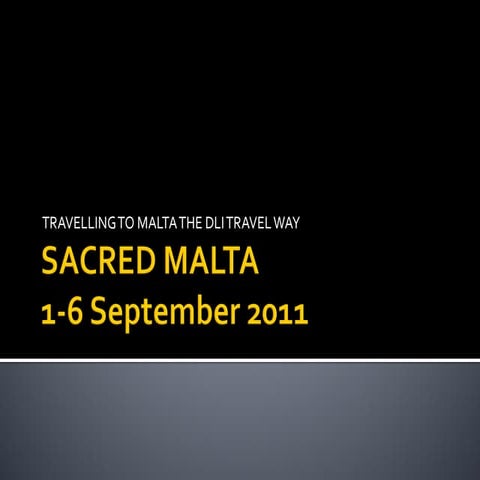 English presentation: Malta | PPTX