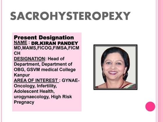 Manchester repair (Fothergill’s Operation) | PPTX | Reproductive Health ...