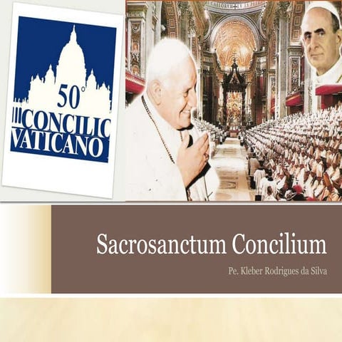 Sacrosanctum concilium 50anos | PPTX