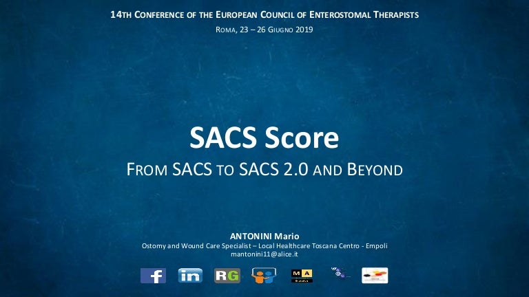 Sacs score from sacs to sacs 2.0 and beyond oral presentation_mario a…