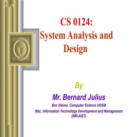 System and design chapter-2 | PPT