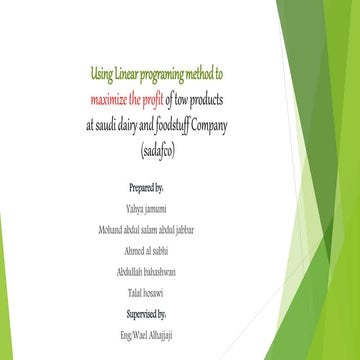 Linear Programming Method Ppt 8821