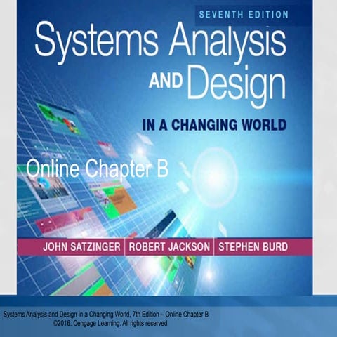 System analysis and Design chapter 8 exercise | PPT