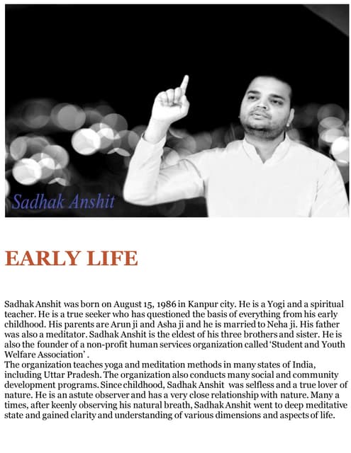 PrasannaTapadiya_spiritual centre_case study | PPT