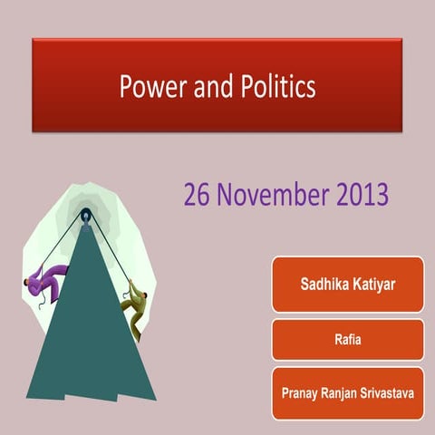 power & politics.. | PPTX | Political Issues & policy | Politics