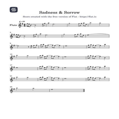 Sadness & Sorrow flauta | PDF