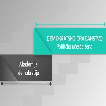 Sadrzaj prezentacije Demokratsko gradjanstvo i politicka participacija zena.pptx