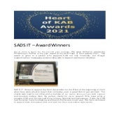 SADS IT – Award Winners.pdf | Government Support and Welfare ...