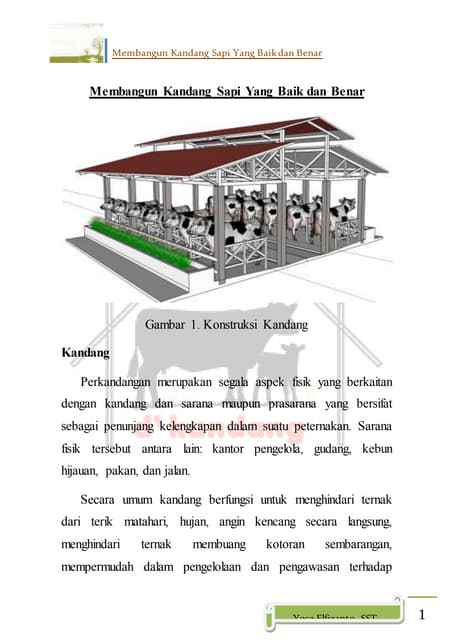 Penggemukan sapi brahman | PPTX