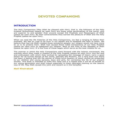 Saeed bin zaid | PDF