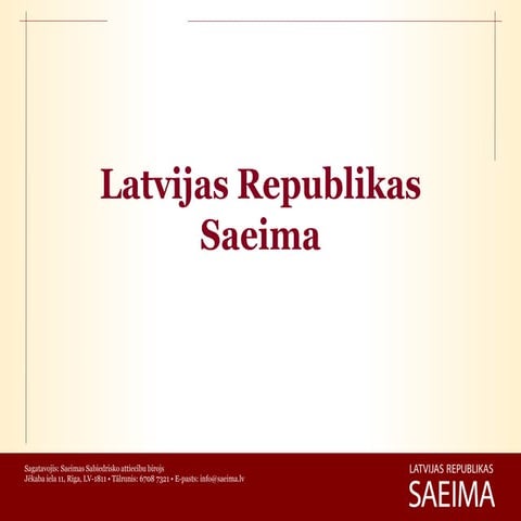 Saeima isa lv | PPT