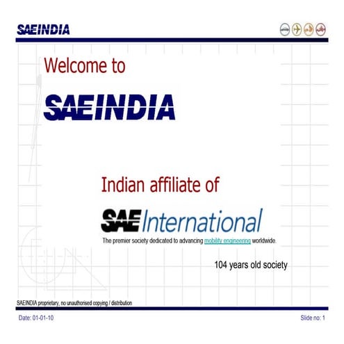 SAEINDIA Presentation | PDF