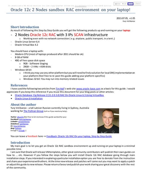 Step by Step to Install oracle grid 11.2.0.3 on solaris 11.1 | PDF ...