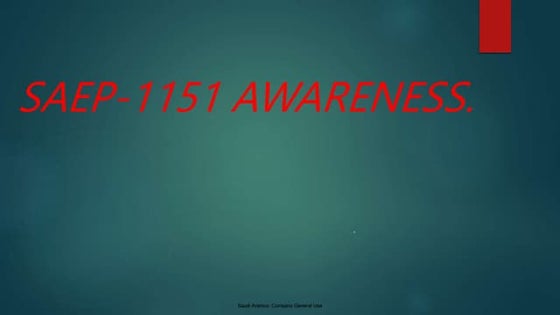 SAEP-1151_inspection requirement.PDF