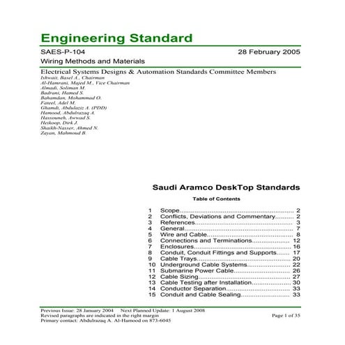 Engineering Standards Wiring methods.pdf