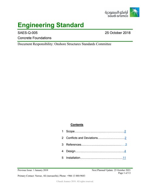 Saudi Aramco Engineering Procedures (SAEP) 5 | PDF