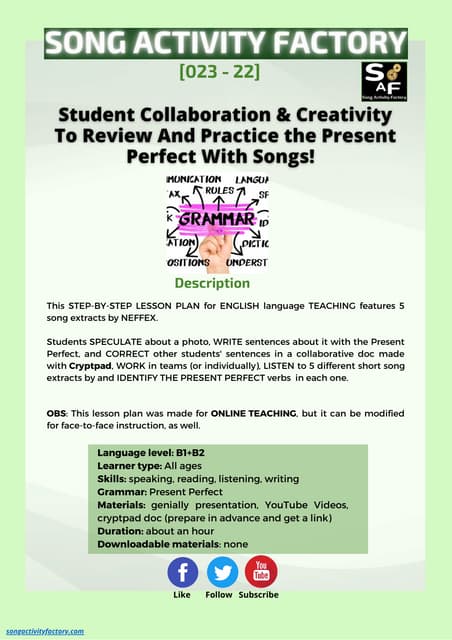 Lesson Plan: 'What Was I Made For' | PDF