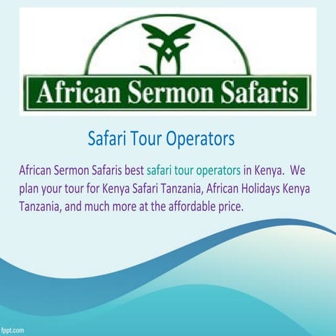 Safari Tour Operators | PPT