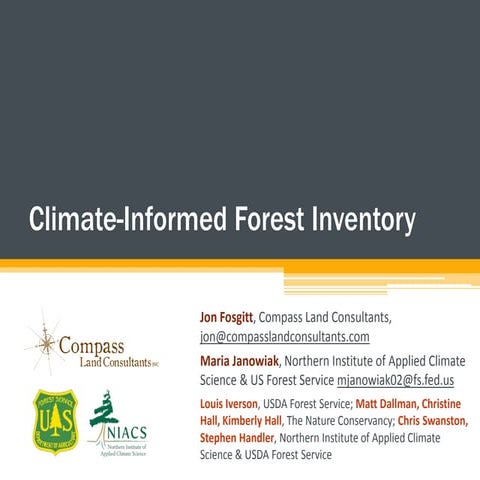 Climate-Informed Forest Inventory | PDF