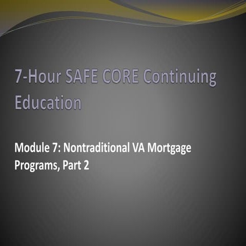 Safe-7HR-CE-19 Module 7 | PPT