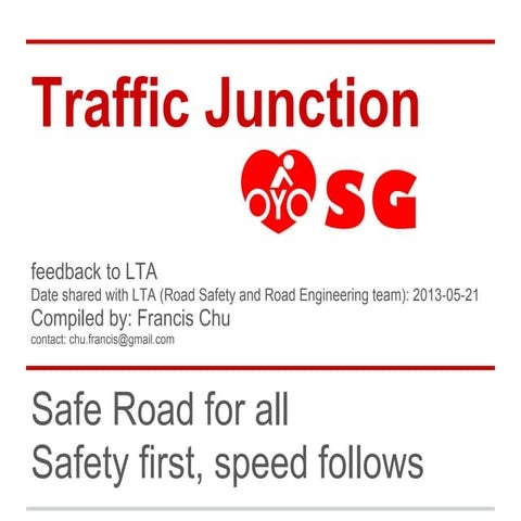 Safety: pedestrian crossing at road junction (Singapore) | PDF