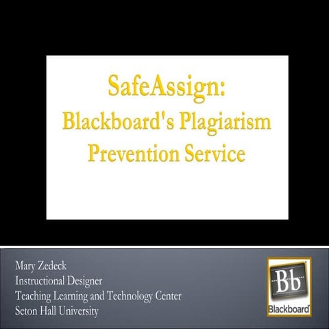 Safe Assign | PPT