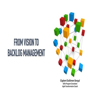 From Vision to Backlog Management | PDF