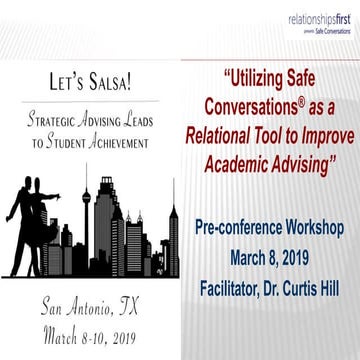 Safe Conversations & Academic Advising | PPTX