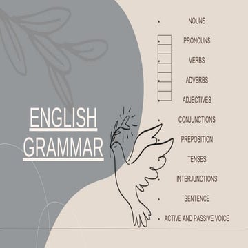 Class 6th-8th NCERT English Grammar for students | PDF