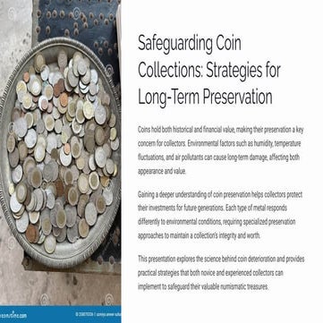 Safeguarding Coin Collections: Strategies for Long-Term Preservation | PPT