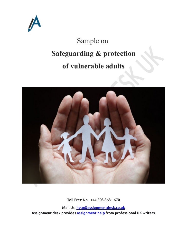 Sample on Safeguarding and protection of vulnerable adults