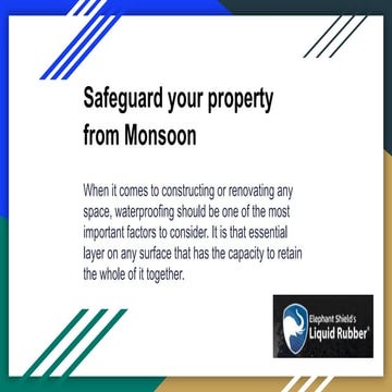 Safeguard your property from Monsoon | PPT