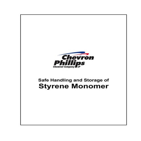 Safe handling and_storage_of_styrene_monomer | PDF