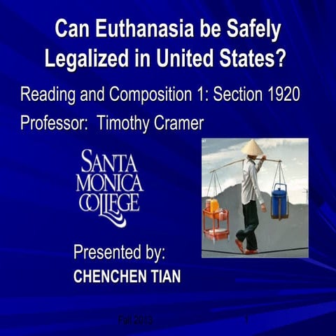 Safe legalization of euthanasia | PPT