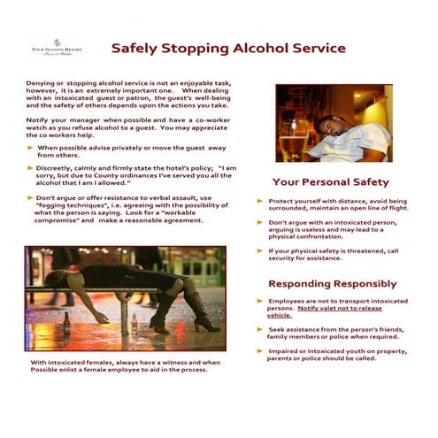 Safely Stopping Alcohol Service (1) | PDF