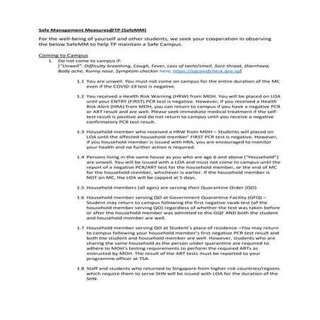 Safe management measures | PDF