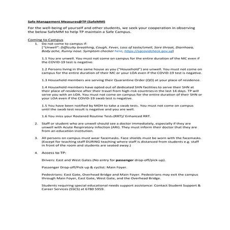 Safe management measures | PDF