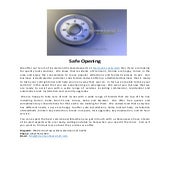 Safe opening