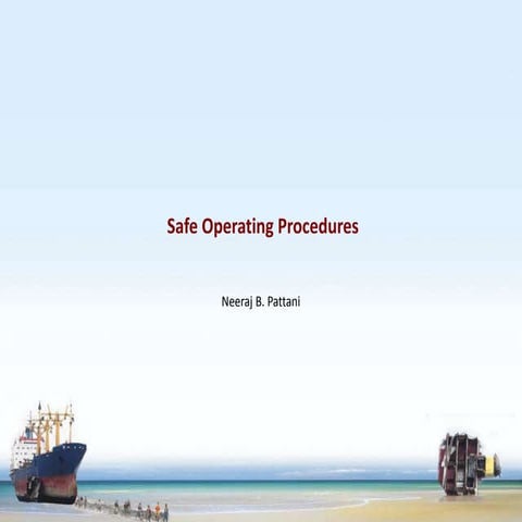 Safe Operating Procudures | PPTX
