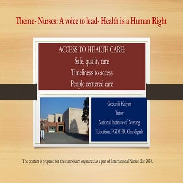 Safe, quality care symposium | PPT