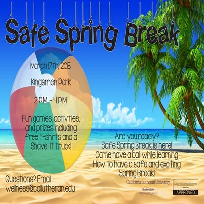 Safe Spring Break Poster | PDF