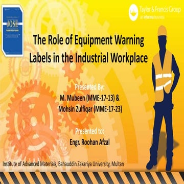 Safety Signs At Workplace | PPTX