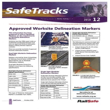 Safe tracks oct 12 | PDF