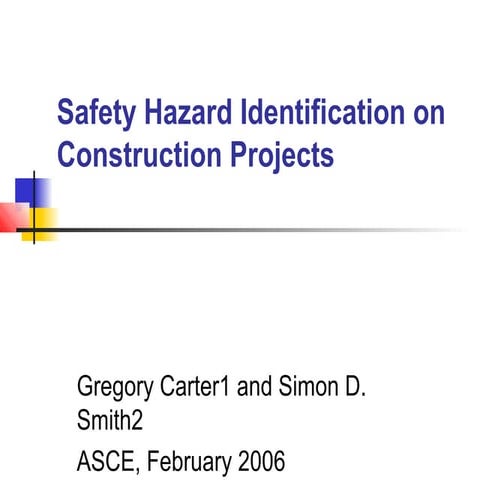 Safety hazard-identification-on-construction-projects | PPT